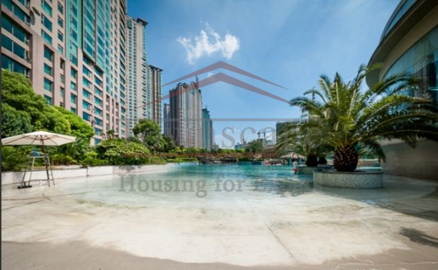 Shanghai outdoor pool complexes listing for expats rent apartment in ...
