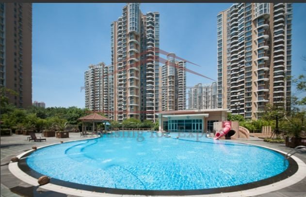 Shanghai outdoor pool complexes listing for expats rent apartment in ...